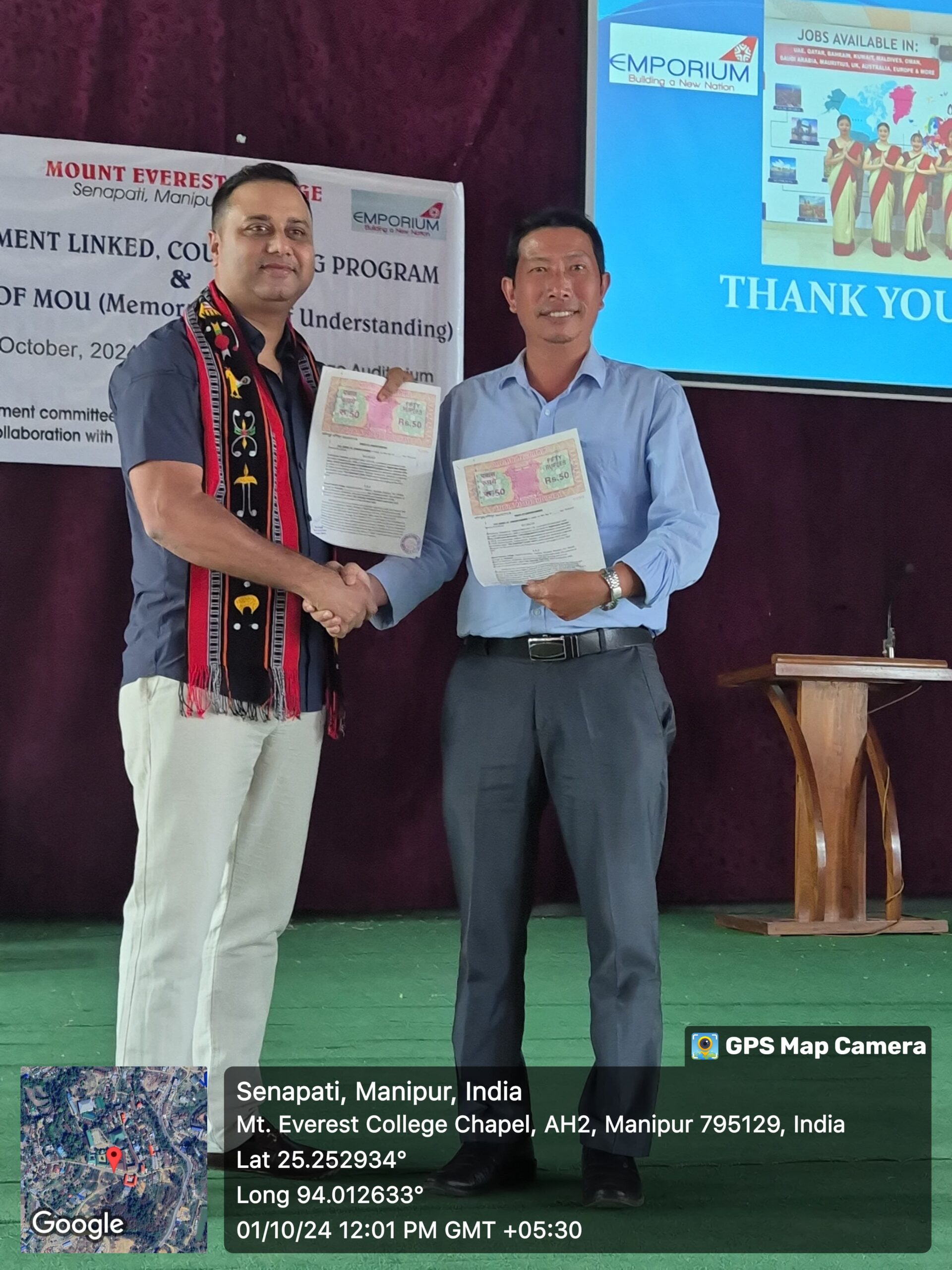 EMPLOYMENT LINKED, COUNSELLING PROGRAM & SIGNING OF MOU - MOUNT EVEREST ...